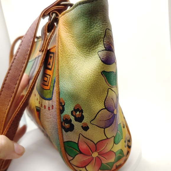 Anuschka | Bags | Anuschka Butterfly Safari Leather Tote Bag | Poshmark